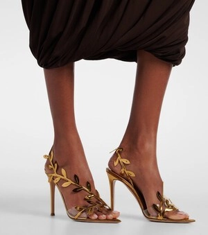 GIANVITO ROSSI Transparent Splicing High Heels