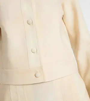 Gabriela Hearst Tereza Short Virgin Wool Jacket