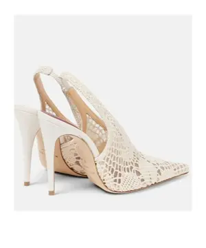 Magda Butrym 105 Crochet Slingback Pumps