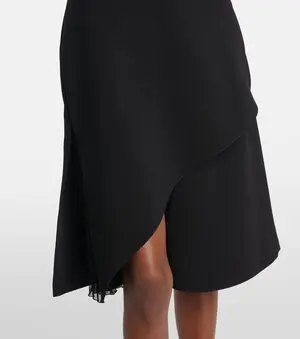 COURREGES Infinity Asymmetric Crepe Minidress