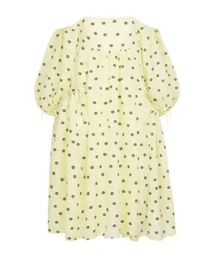 Cecilie Bahnsen Bethany Floral Jacquard Midi Dress - Nude