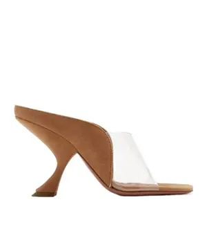 Amina Muaddi High-heel Mules - Brown
