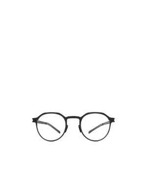 Mykita Armstrong Round Frame Eyeglasses - Black