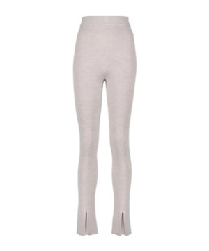 Magda Butrym Wool, Silk And Cashmere Knit Pants - Pink