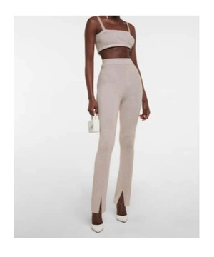Magda Butrym Wool, Silk, And Cashmere Knit Pants