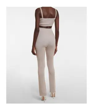 Magda Butrym Wool, Silk, And Cashmere Knit Pants