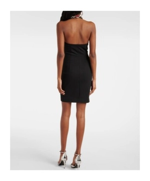 AREA Crystal-embellished Minidress