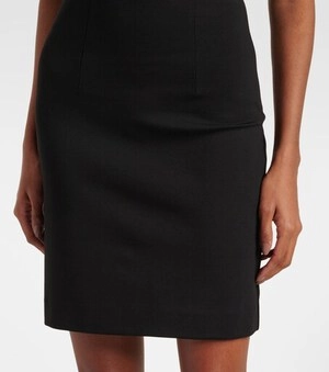 AREA Crystal-embellished Minidress