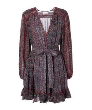 Ulla Johnson Long Sleeve Dress - Black