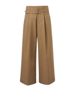 Simone Rocha Cotton-blend Canvas Wide-leg Pants - Brown