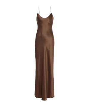 NILI LOTAN Suspender Dress - Brown