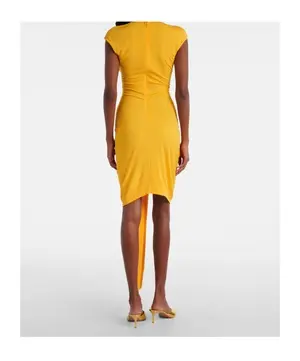 Christopher Esber Duo Bezel Cutout Jersey Minidress