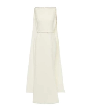 SAFIYAA LONDON Bridal Ginevra Embellished Gown - White
