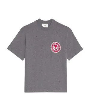 AMI Paris Logo-patch Oversized T-shirt