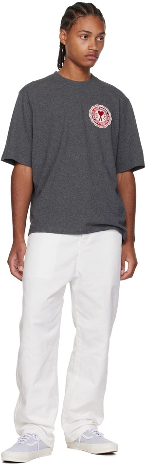 AMI Paris Logo-patch Oversized T-shirt