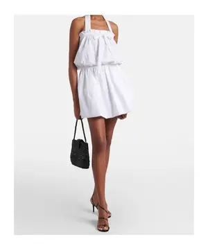 PATOU Halterneck Cotton Minidress