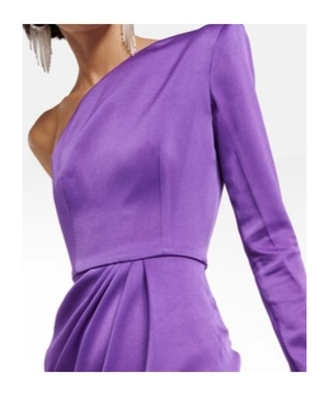 Alex Perry Delane One-shoulder Satin Crêpe Gown
