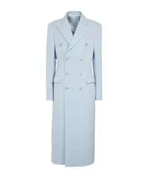 Wardrobe.NYC Double-breasted Coat - Blue
