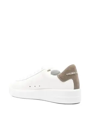GOLDEN GOOSE Star Detail Lace-up Sneakers - White