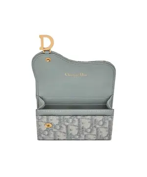 Dior Saddle Bloom Card Holder