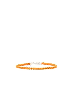 EERA Giada 18kt White Gold And Silver Anklet - Yellow