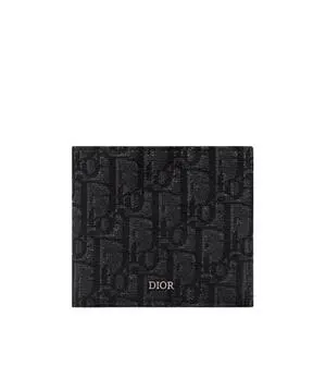 Dior Compact Wallet - Black