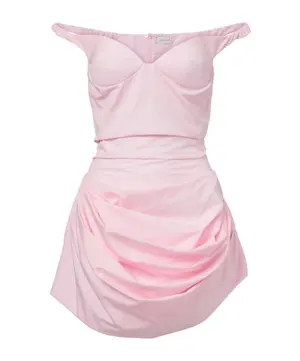 Magda Butrym Cotton Minidress - Pink