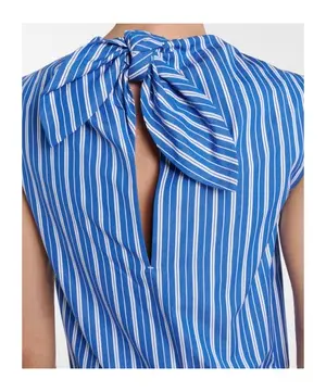PATOU Striped Sleeveless Dress