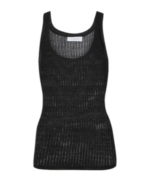 Gabriela Hearst Nevin Cashmere And Silk Tank Top - Black