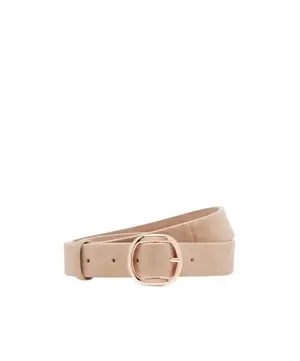 Gabriela Hearst Elster Suede Belt - Nude