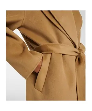 RÓHE Long Sleeve Coat With Scarf Detail