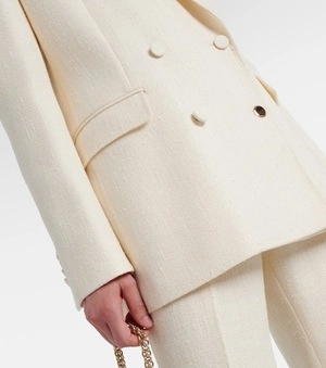Gabriela Hearst Gavin Double-breasted Silk And Wool Blazer