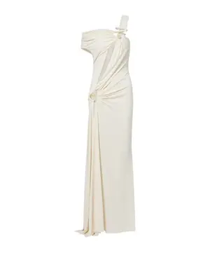 Christopher Esber Draped Jersey Maxi Dress - White