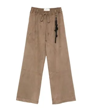 SONG FOR THE MUTE Casual Pants With Belt Loops - Brown