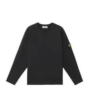 Stone Island Logo-patch Sweatshirt - Black