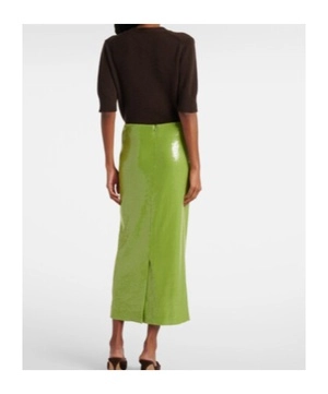Oscar De La Renta Sequined Pencil Skirt