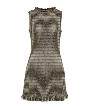 Oscar De La Renta Tweed Minidress - Multicolor