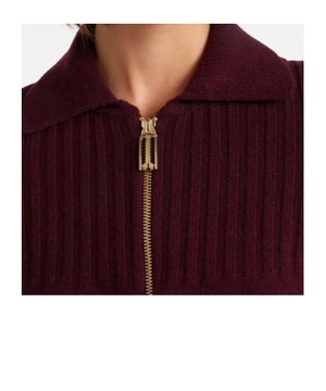Victoria Beckham Wool And Cashmere-blend Zip-up Cardigan