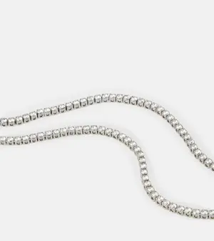 Amina Muaddi Crystal-embellished Waist Chain