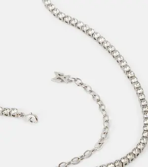 Amina Muaddi Crystal-embellished Waist Chain