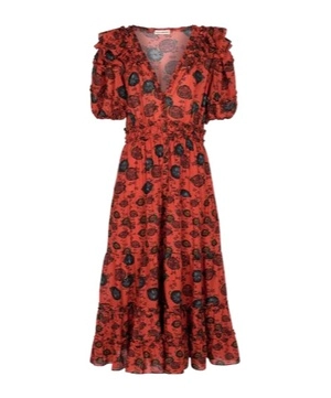 Ulla Johnson Printed Dress - Brown