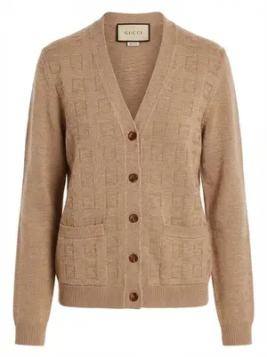 Gucci Square G Jacquard Cardigan