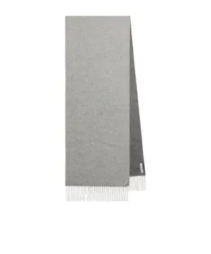 Gabriela Hearst Blaine Fringed Silk And Cashmere Scarf - Gray