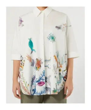 Marina Rinaldi Cotton Poplin Tunic