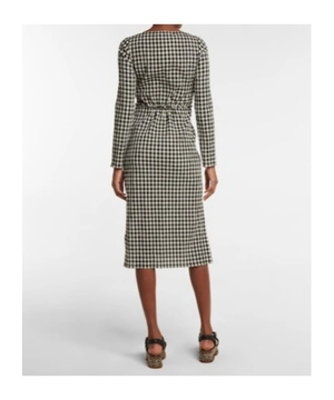 Altuzarra Gingham Cotton And Silk Dress