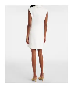 Veronica Beard Fairfax Linen-blend Minidress