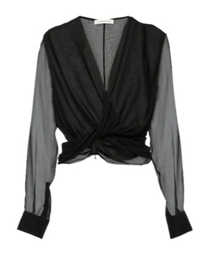Christopher Esber Springs Silk Georgette Blouse - Black