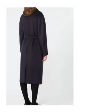Max Mara Abrigo Midi De Lana Con Cierre Cruzado De Doble Botón