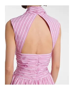 PATOU Sleeveless Striped Mini Dress