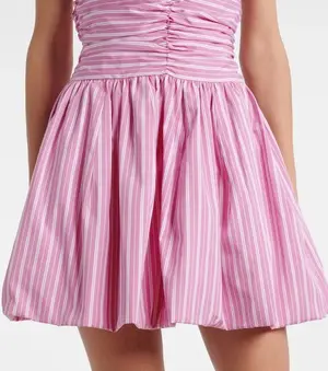 PATOU Sleeveless Striped Mini Dress